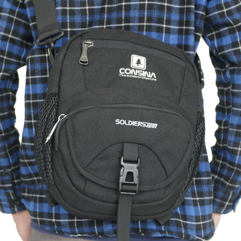 CONSINA SHOULDER BAG 595 BODY PACK HITAM - Toko Online Consina Official ...