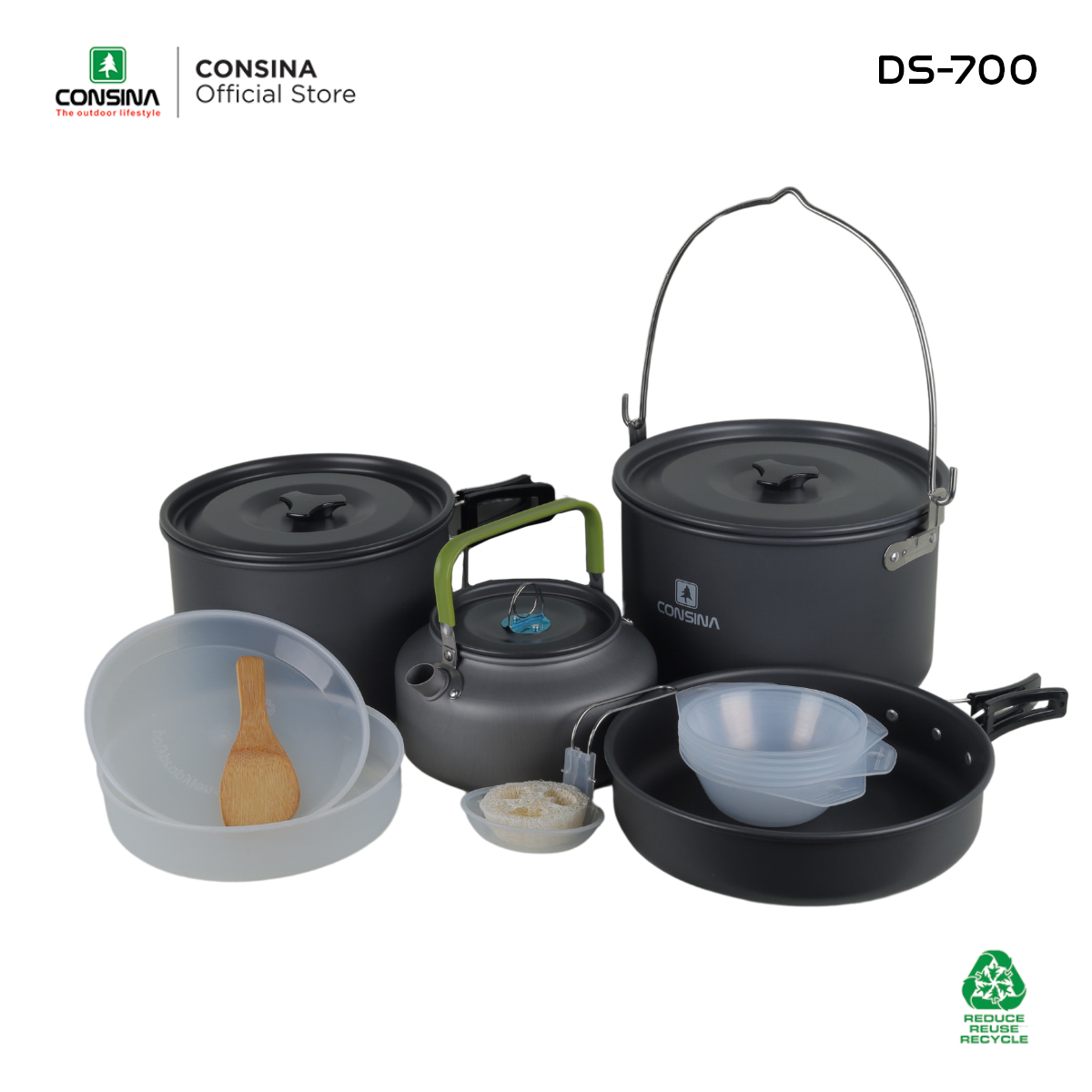 CONSINA COOKING SET CAMPING OUTDOOR DS 700 - Toko Online Consina ...