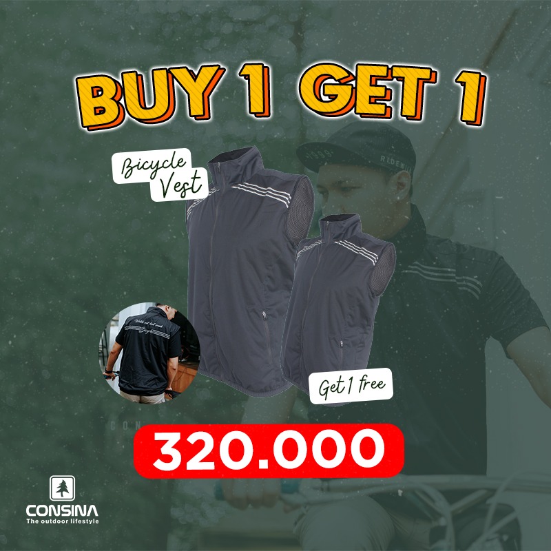 CONSINA BICYCLE VEST ROMPI SEPEDA BUY 1 GET 1 - Toko Online Consina ...