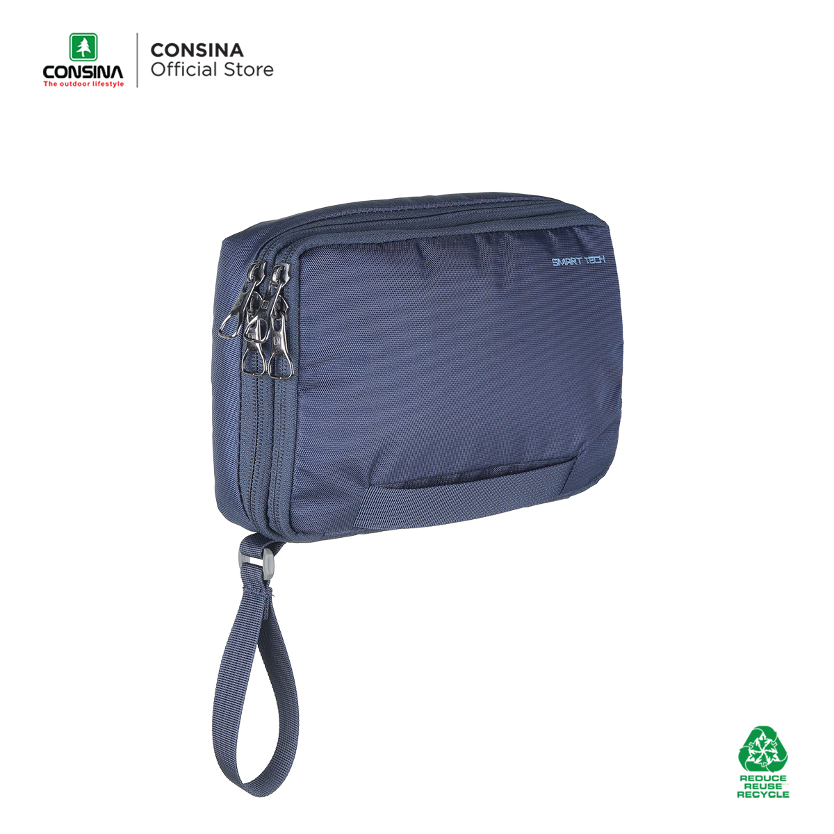 Consina Smart Tech Hand Pouch | Tas Cable Charger Hardisk Travel ...